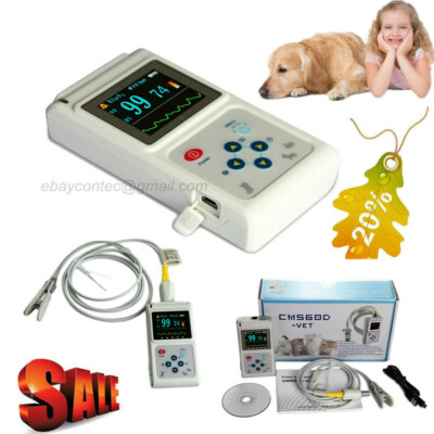 Pets Dog Veterinary Pulse Oximeter SPO2 heart Rate monitor VET Ear ...