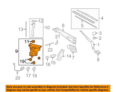 TOYOTA OEM 2010-18 4Runner Wiper Washer-Windshield Fluid-Reservoir ...