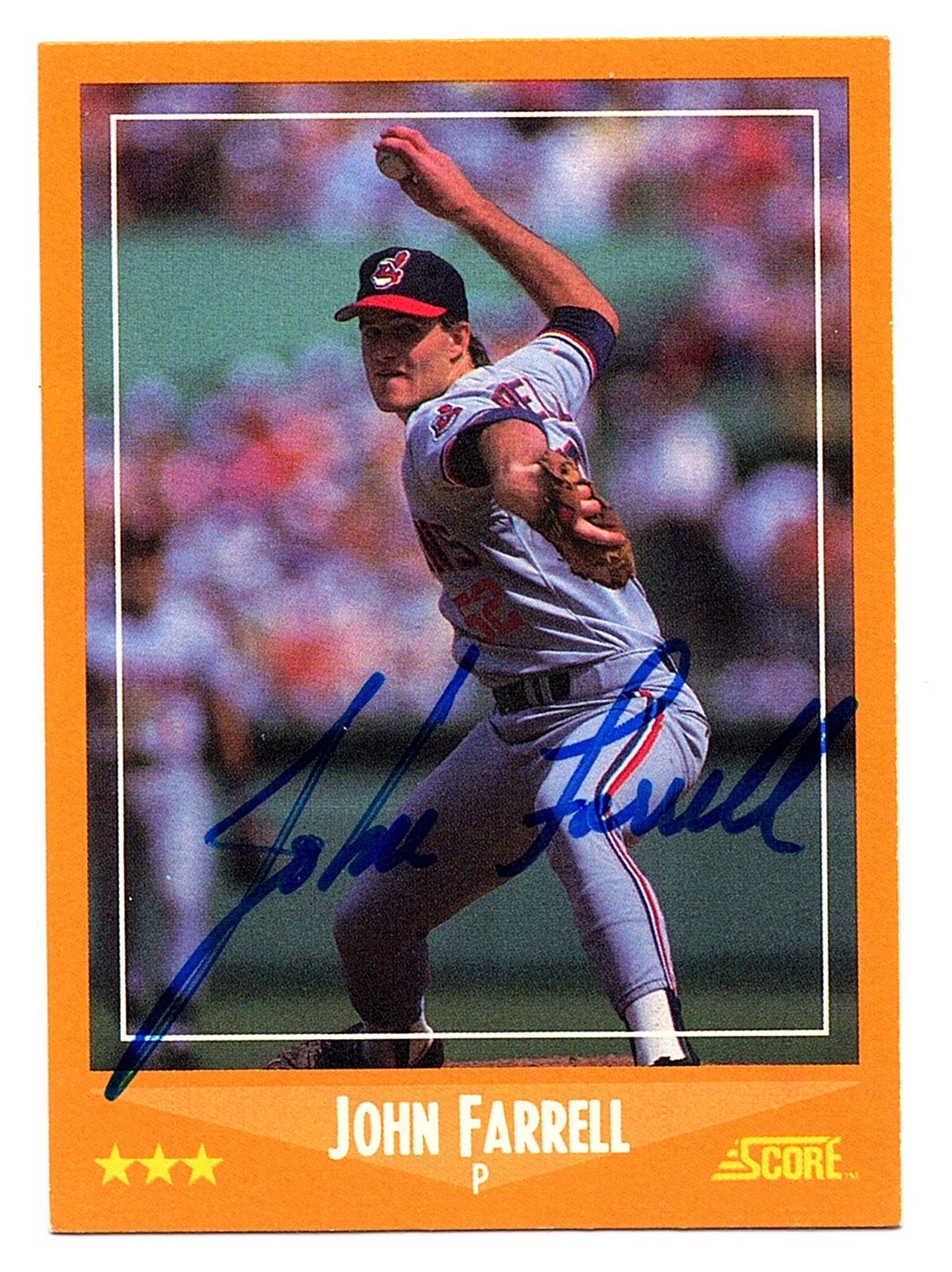 John Farrell Autograph On A 1988 Score - Cleveland Guardians | eBay