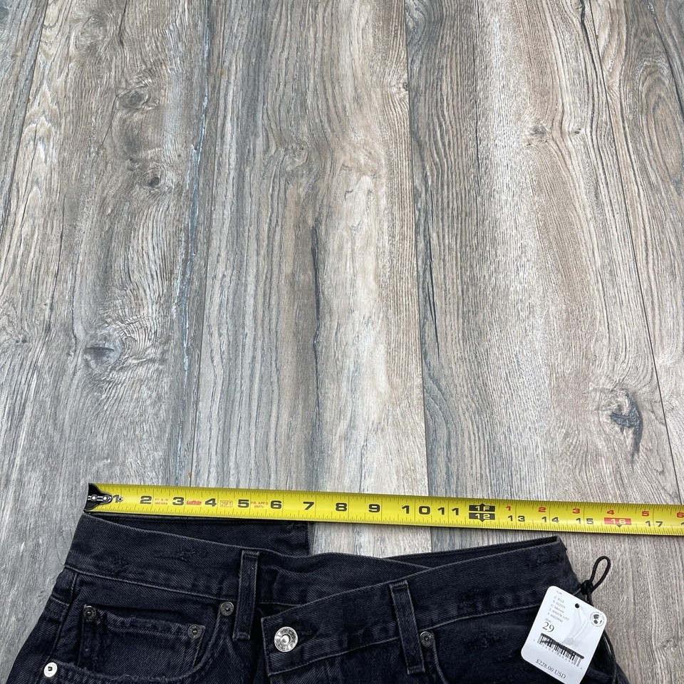AGOLDE Criss Cross Straight Jeans Women’s Size 29 Cut 60749 Black Color ...