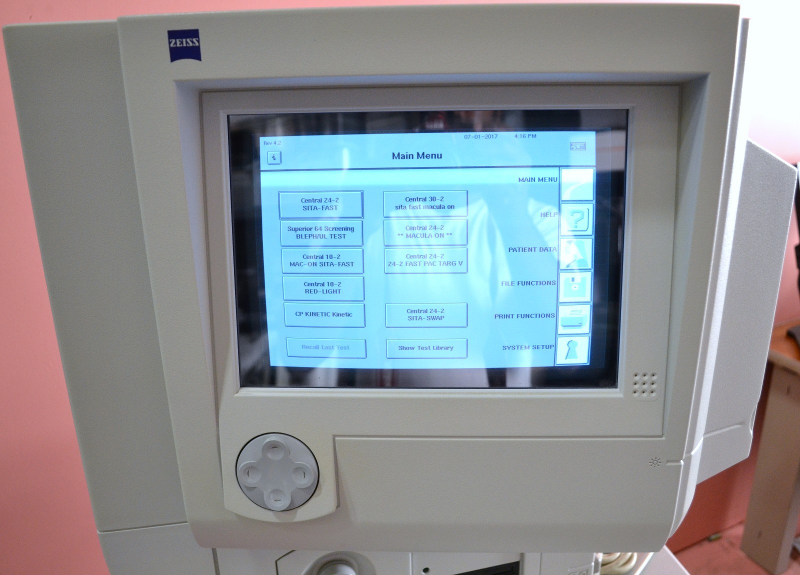 Zeiss Humphrey 750i Perimeter Retinal Field Analyzer with Printer and ...