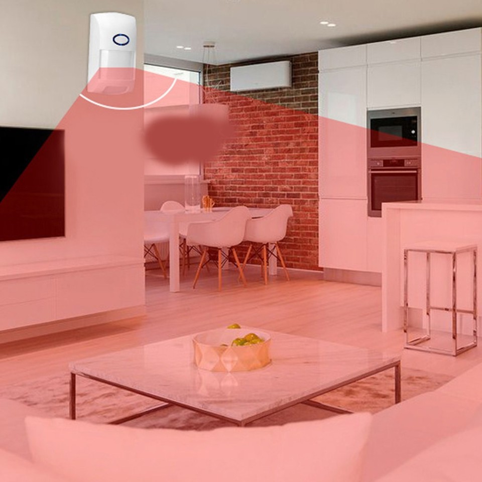Security Alarm System Human Body Sensing Infrared Fire Detectors for ...