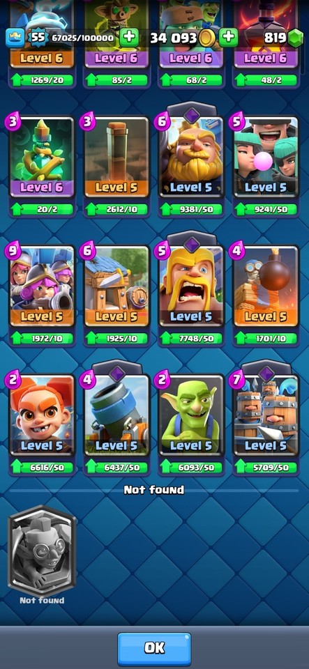 Clash Royale Full Access Account Buy While You Can Has Almost All Card ...