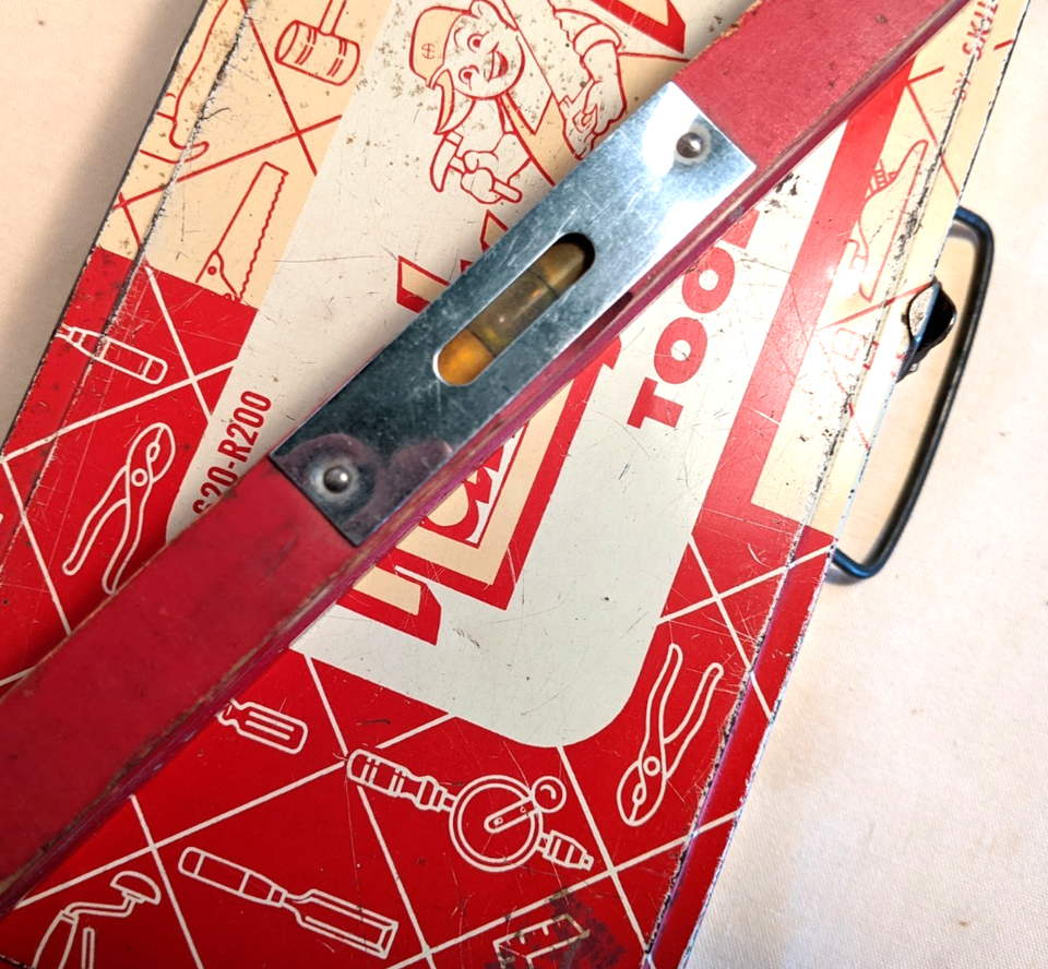 Vintage Skil-Craft Handy Andy Metal Tool Set Box 620-R200 and Red ...