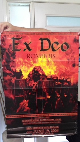 EX DEO 2009 ROMULUS ORIGINAL PROMOTIONAL POSTER 85 X 60 CM EX KATAKLYSM ...