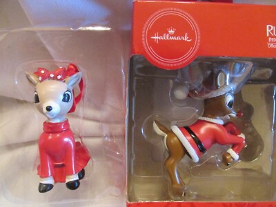 Hallmark Rudolph the Red Nosed Reindeer Clarice in Sweater Christmas ...