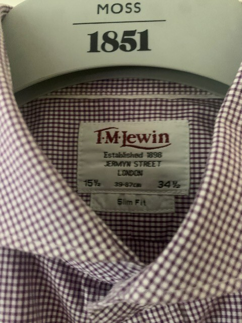 Men's T.M.Lewin Fitted shirt 15.5 | eBay