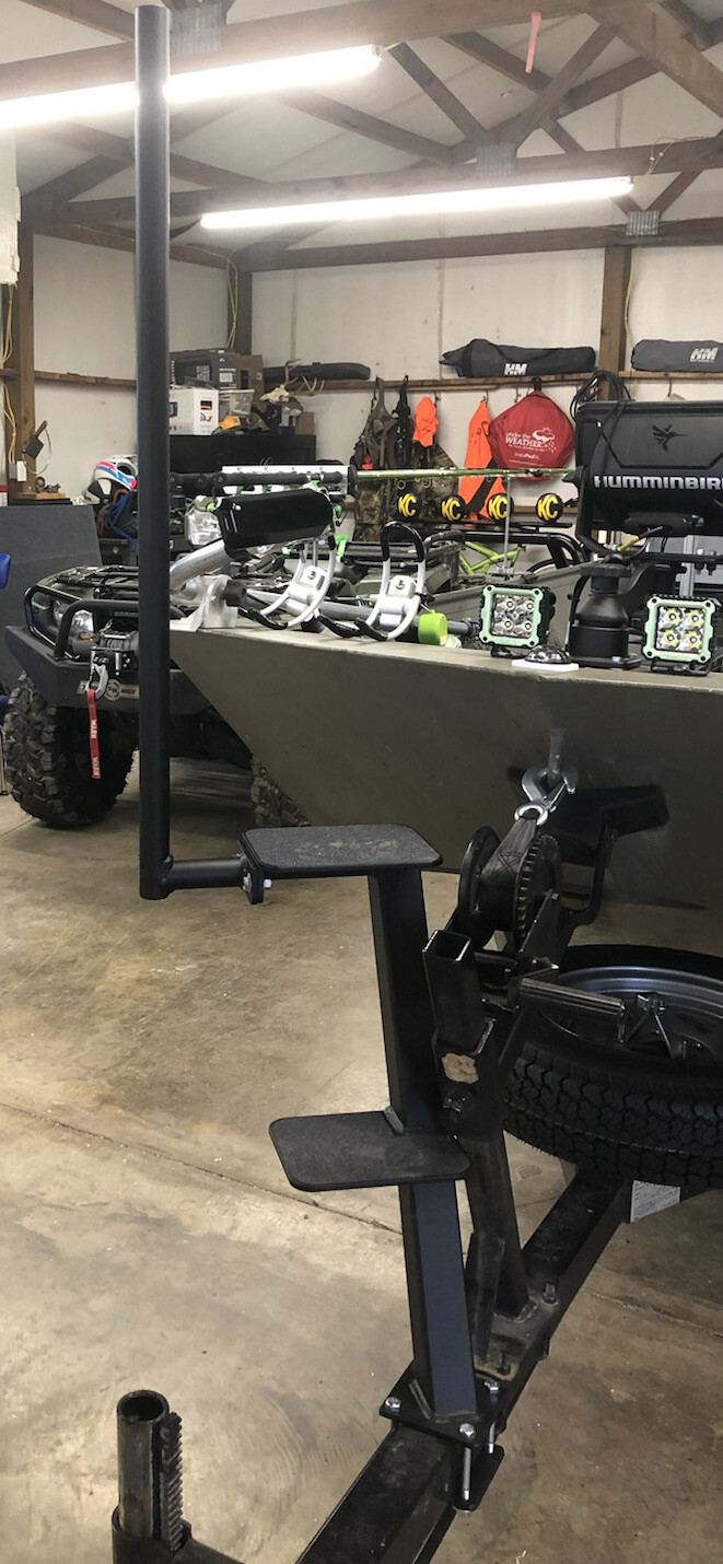 Omega Boat Step Dual Step bass Boat Trailer Steps MADE IN USA | eBay