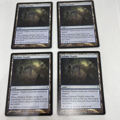 MTG 4x Halimar Depths Worldwake 137/145 Regular Common FREE SHIPPING | eBay