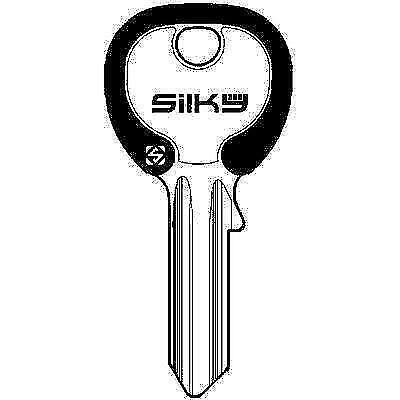 CHIAVE PIATTA UNIVERSALE SILKY NEWC UL052DZ1 SILCA OTTONE NICHELATO PZ 100 | eBay