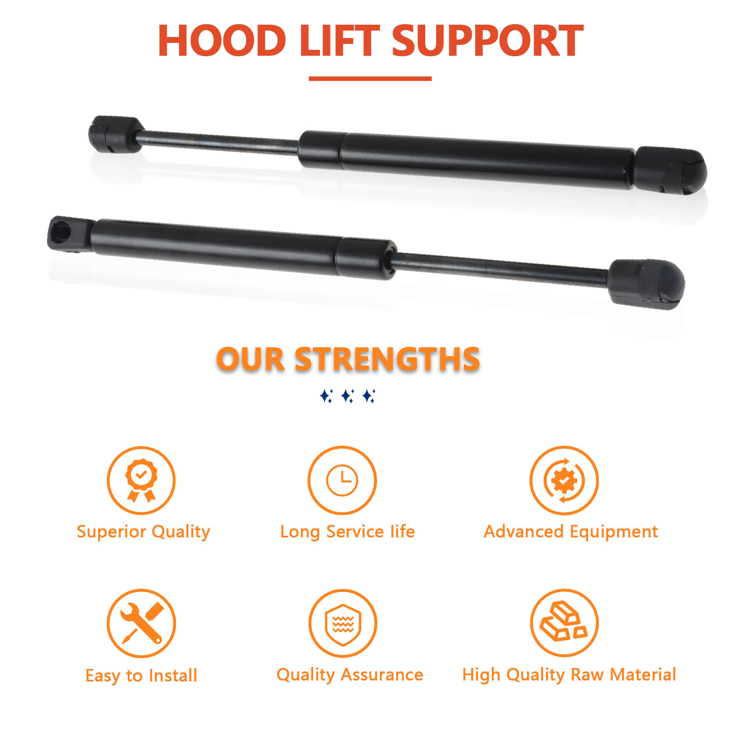 Rear Trunk Deck Lid Props Fit for 2008-2021 Dodge Challenger 3.6L V6 6 ...