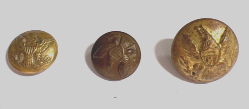 THREE (3) ORIGINAL CIVIL WAR FEDERAL BUTTONS | eBay