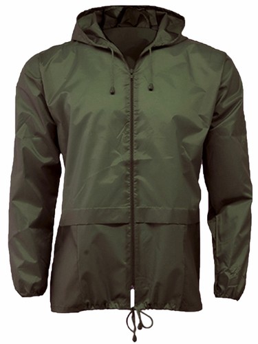 Unisex Lightweight Showerproof Jacket Mac Plain Kagool for Men & Women ...