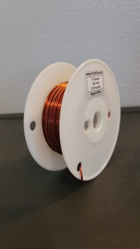 Magnet Wire 13 Gauge AWG Enameled Copper 126 Feet Coil Winding and ...