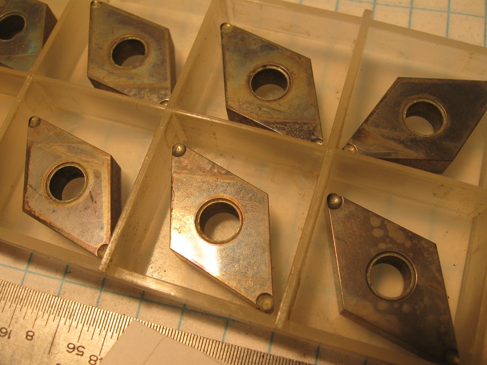 10 pc New Open Box DNG NTK Carbide Inserts, O Relief, Cylinder hole c ...