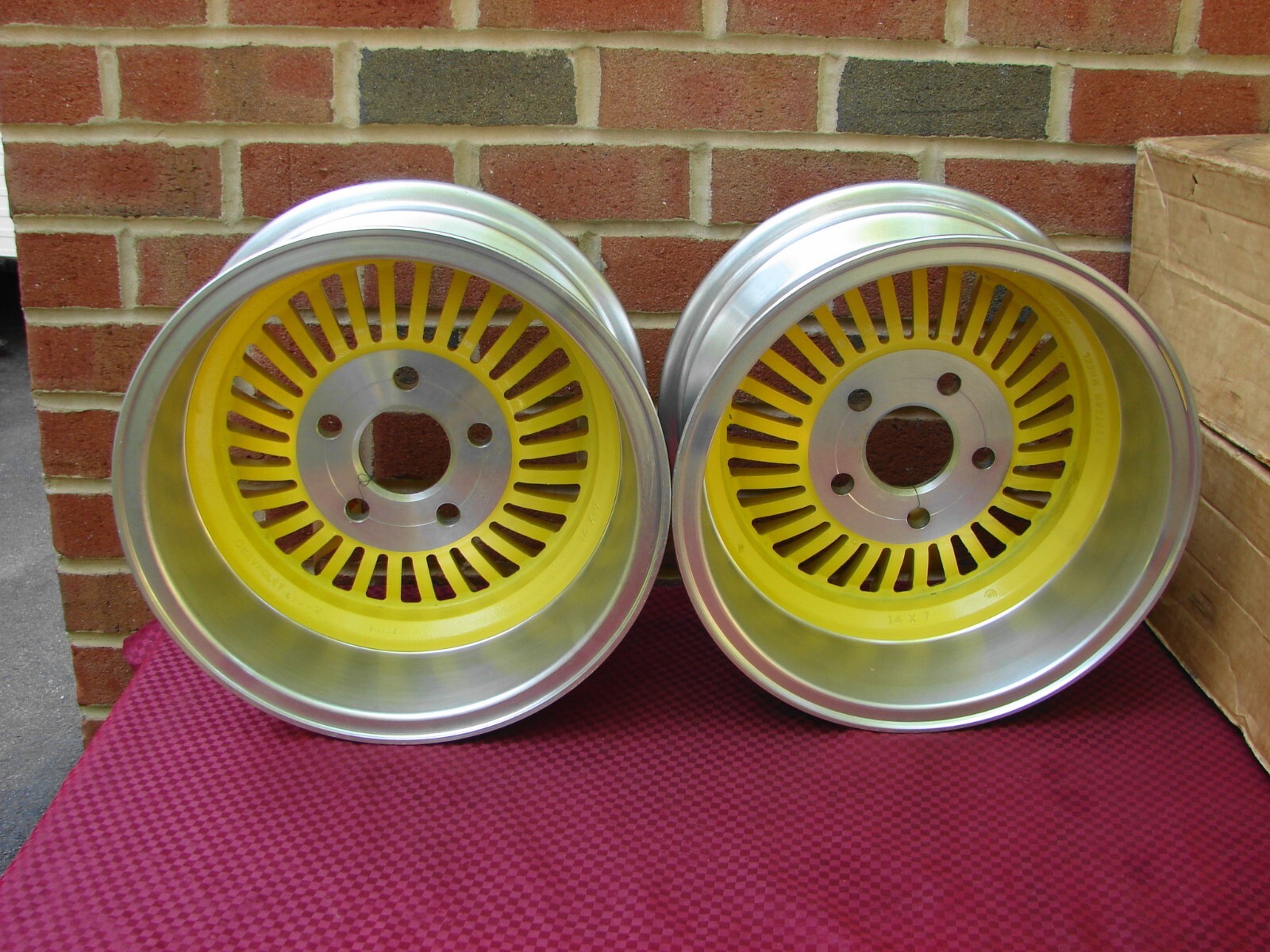 78 79 CAMARO NOS 14X7 YELLOW TURBINE WHEELS GM PART # 10002696 | eBay