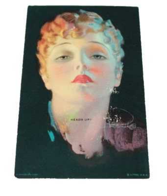 Mutoscope Arcade Card Pin-up - Heads Up by Rolf Armstrong | eBay