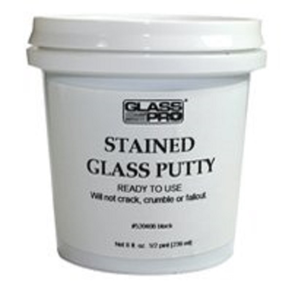 Glass Pro Stained Glass Lead Cement Putty Black 1/2 PINT (1 LB) | eBay
