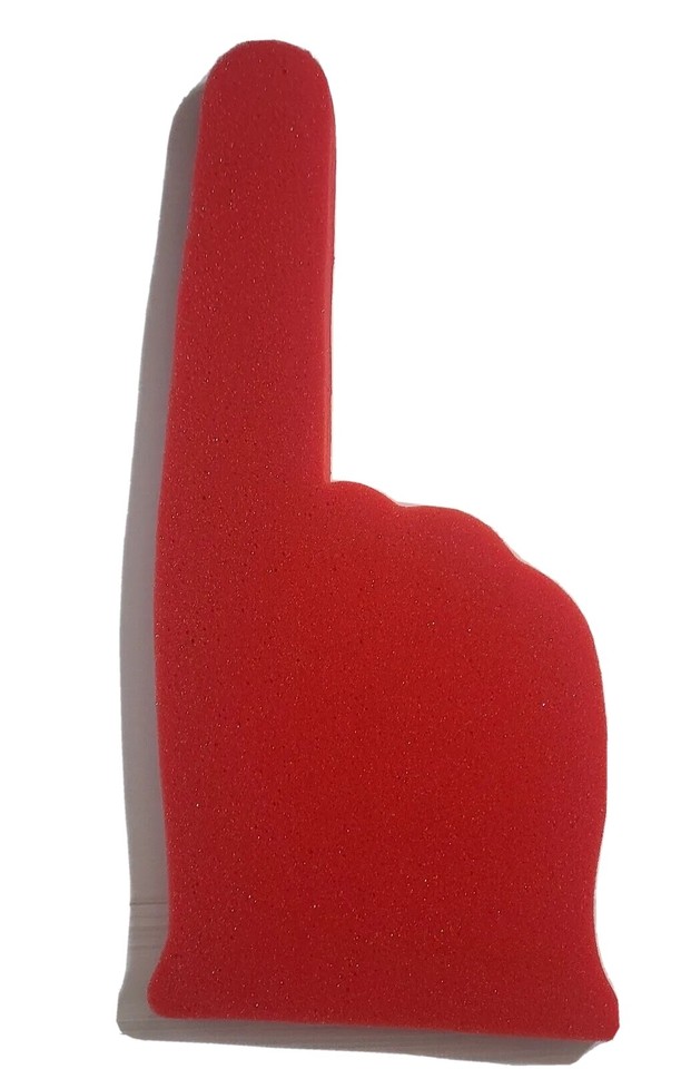 Rockets Foam Finger Sports #1 NBA Red Team Games Basketball Souvenir 18 ...