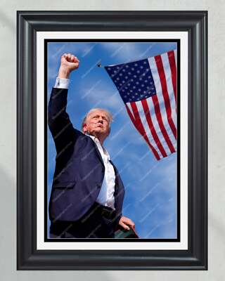 2024 Trump 'Fight! Fight! Fight!' Assassination Attempt - Framed ...