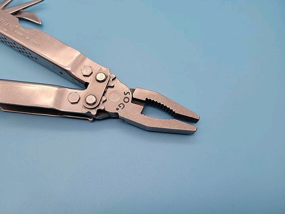 SOG Power Plier Multi-Tool - Rare Blunt Nose Pliers - Pocket Knife ...