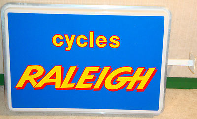 NOS CYCLES RALEIGH SIGN BOARD FOR COLLECTION OR DECORATION LOFT SHOP ...