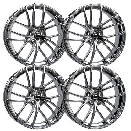 (Set-4) Luxxx LE8 20x10.5 5x114.3/5x4.5 38mm Chrome Wheels Rims 20 Inch ...