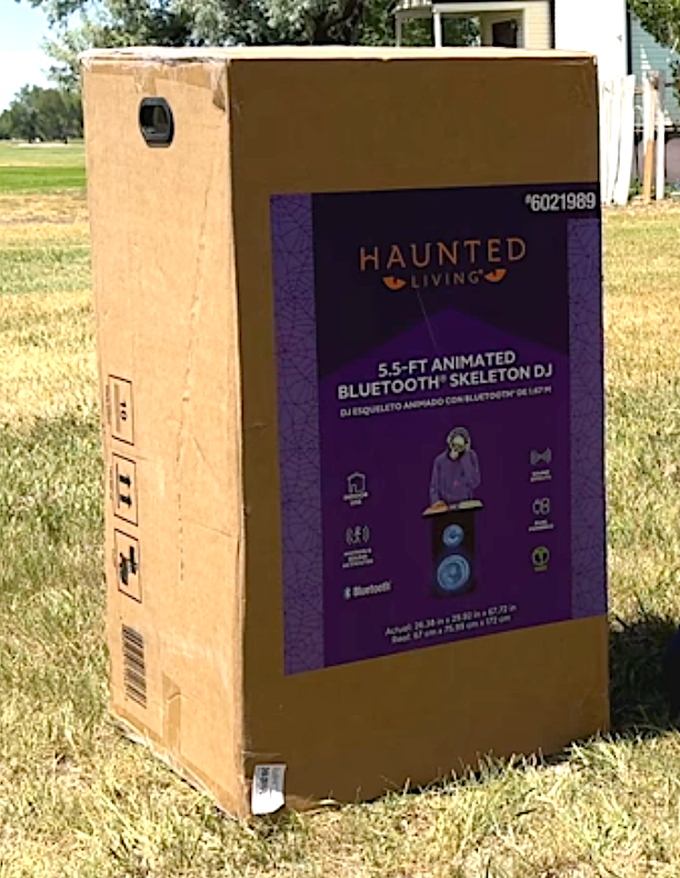 Haunted Living 5.5Ft Bluetooth Reaper DJ Skeleton Animatronic | eBay