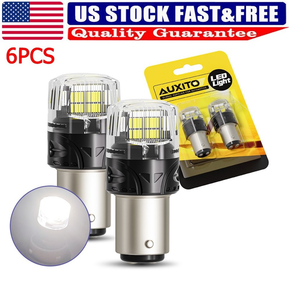 CANBUS 6500K White 16LED 1157 BAY15D 2507 Back-Up Reverse Lights ...