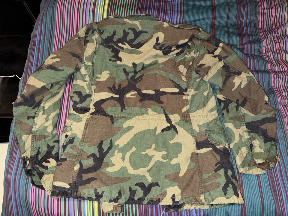 US Army Military M65 Field Jacket M81 Woodland Camo Camouflage Cold ...