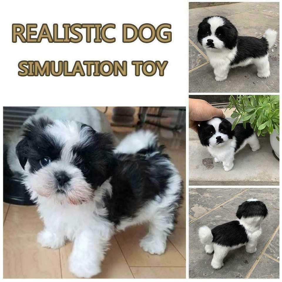 Realistic Puppy Simulation Toy Dog Puppies Lifelike Toy. Stuffed | eBay