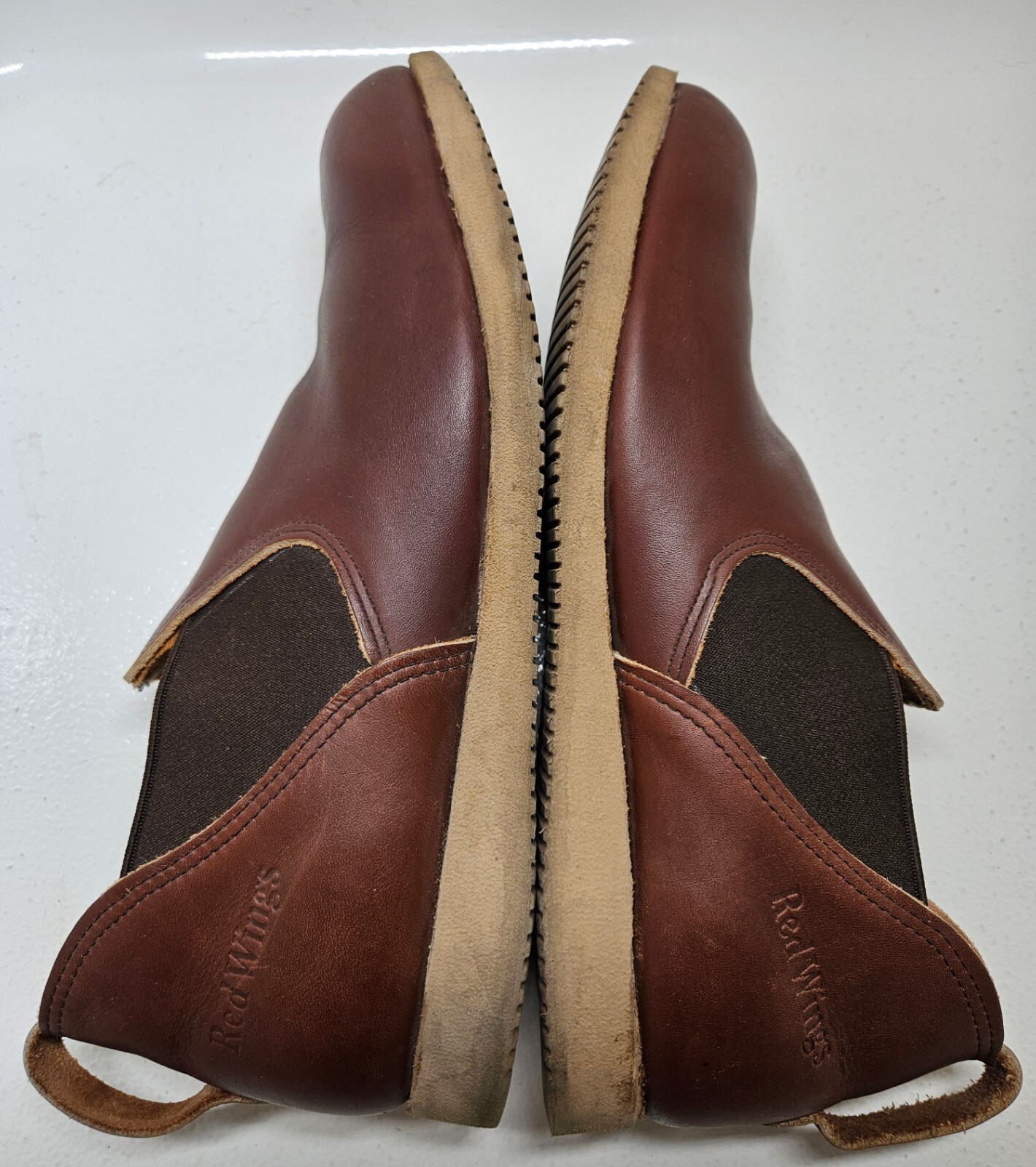 Red Wing Made in USA Brown Romeo Slip on Casual Work … - Gem