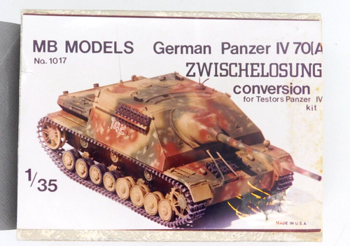 MB Models Zwischelosung German Panzer IV 70A Conversion For Testors ...
