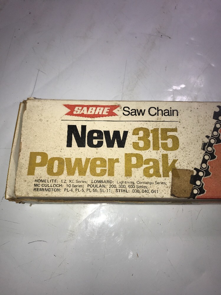 Sabre Saw Chain New 315 Power Pak XL .315 Pitch .050 gauge link 67E 16 ...