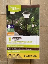 Better Homes and Gardens Outdoor 2-piece Frayser QuickFit LED Pathway ...