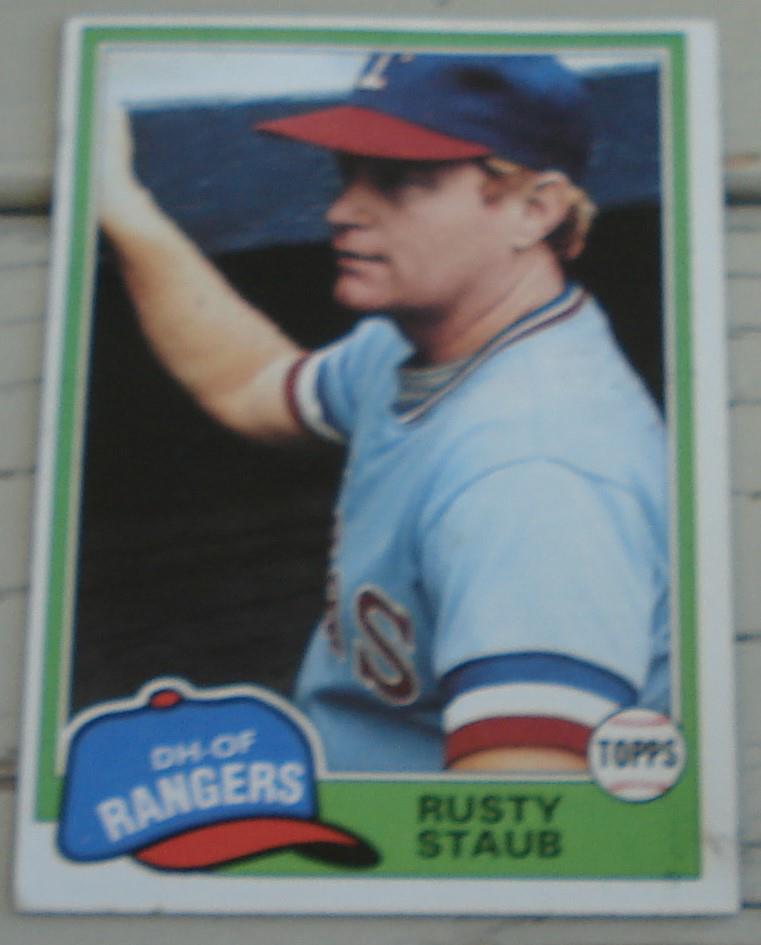 1981 Topps - #80 Rusty Staub for sale online | eBay