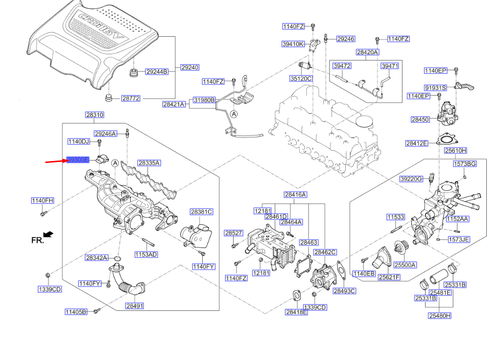 KIA SPORTAGE QL MK4 Boost Pressure Sensor 392002F000 NEW GENUINE | eBay