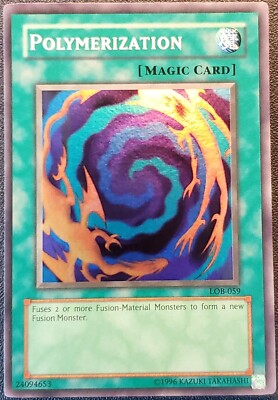 Yu-Gi-Oh! Polymerization - LOB-059 - Original Print Near Mint | eBay