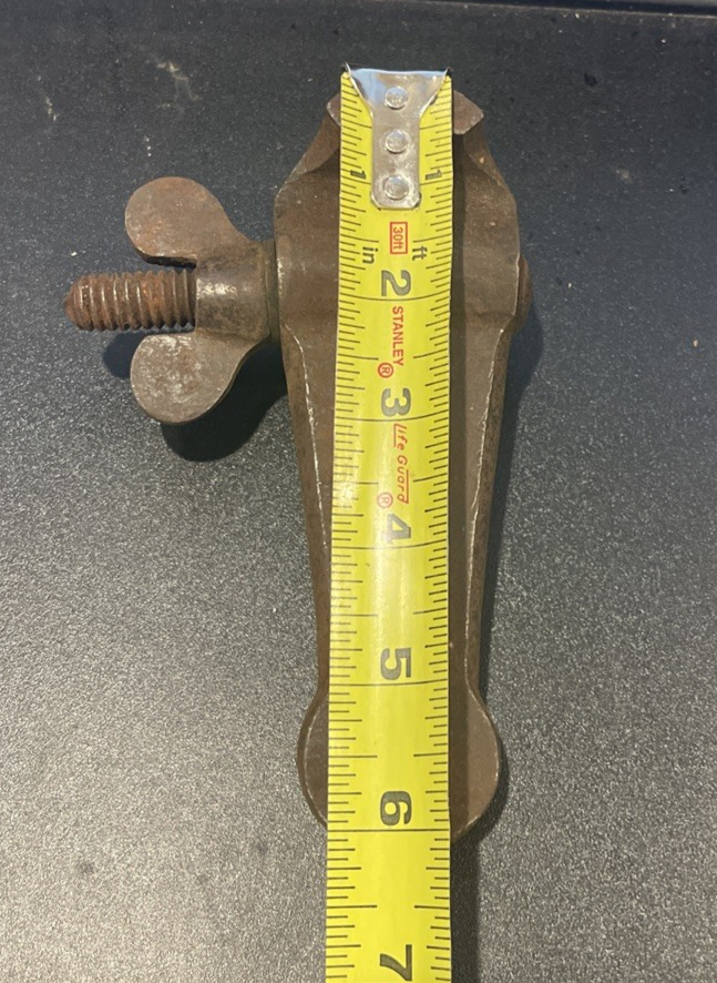 RARE ANTIQUE HAND VISE MARKED H. BECKER, JEWELERS WATCHMAKERS GUNSMITH ...
