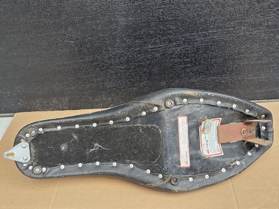 Vintage Mustang Flame Seat Xlch Xlh Harley Davidson Ironhead 58-78 | eBay