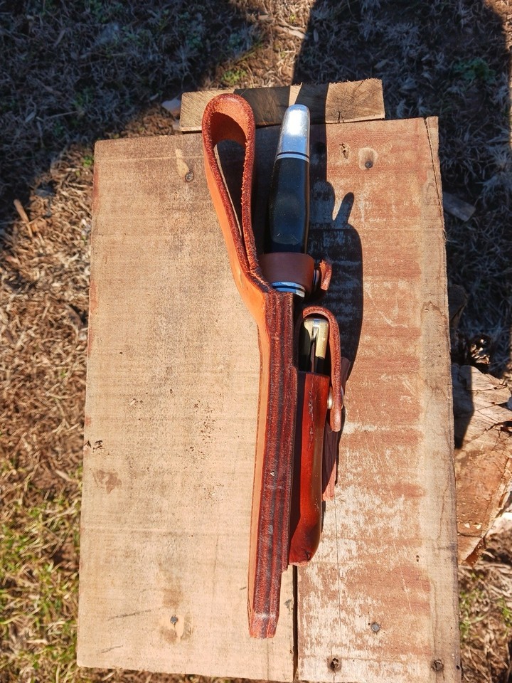 Buck 119/buck 110 piggy back Custom Leather Sheath Knives Not Included ...
