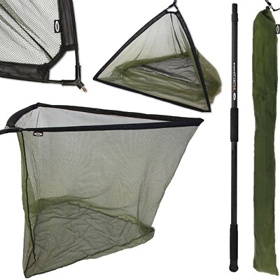 42" Carp Fishing Landing Net + NGT 2m New Landing Net Handle + Stink ...