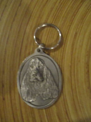 Pewter Irish Setter Key chain key ring | eBay