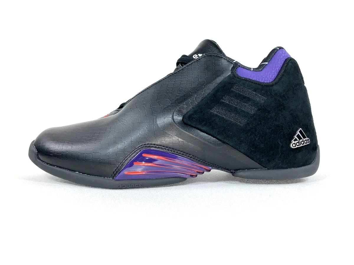 Adidas TMAC 3 Restomod Raptors Black Purple Basketball GY2394 Sz 10.5 ...