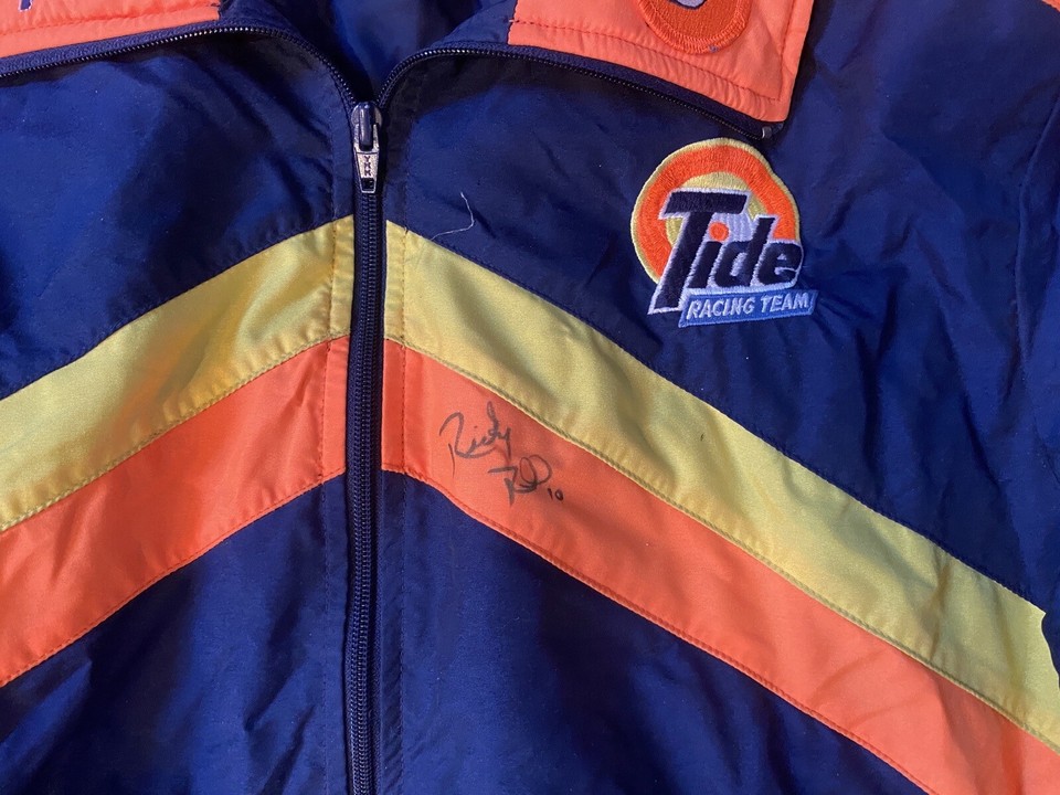 Ricky Rudd AUTOGRAPHED Tide Nascar Racing Jacket Men’s Large, Never ...