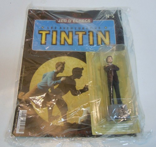 Adventures of TinTin Sakharine Chess Collection Magazine 5 & Figure ...