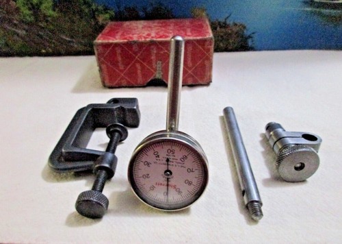 Starrett 196B1 Dial Test Indicator ~ No. 196 ~ Jeweled ~ in Original ...