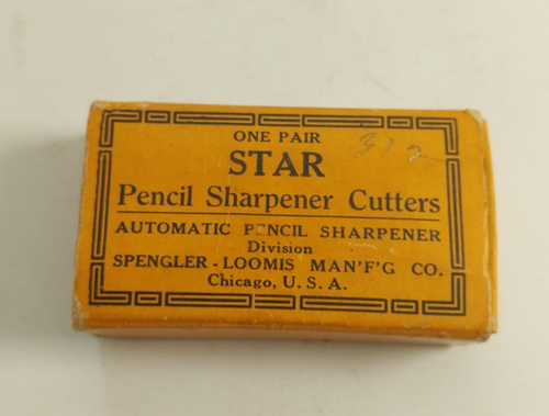 Vintage Star Pencil Sharpener Cutters One Pair APSCO Chicago Old ...