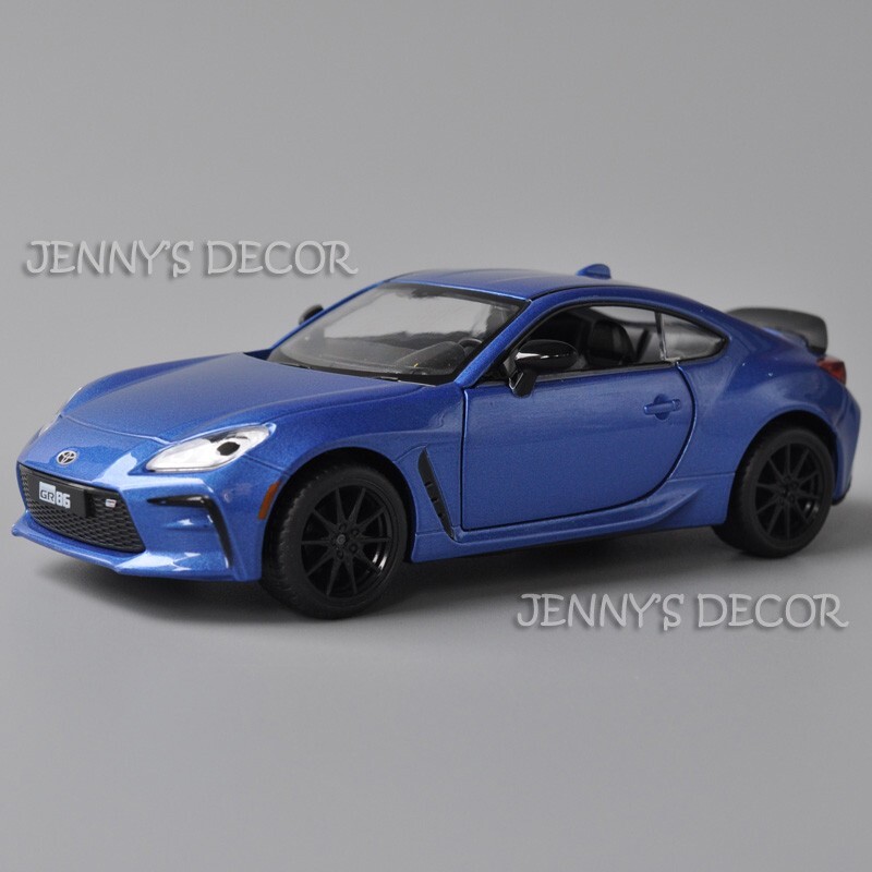 1:28 Scale Diecast Metal Toyota GR86 Model Car Toys Pull Back Miniature ...