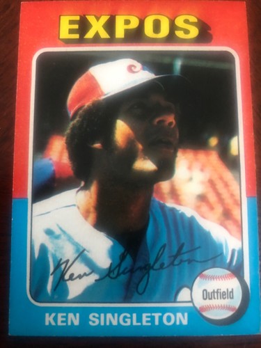 1975 Topps Baseball mini (STUNNING) set break #125 Ken Singleton NM/MT ...
